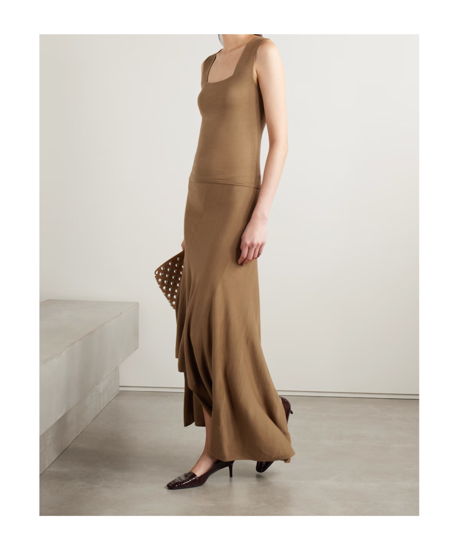 KHAITE Khaite Square Neck Sani Top